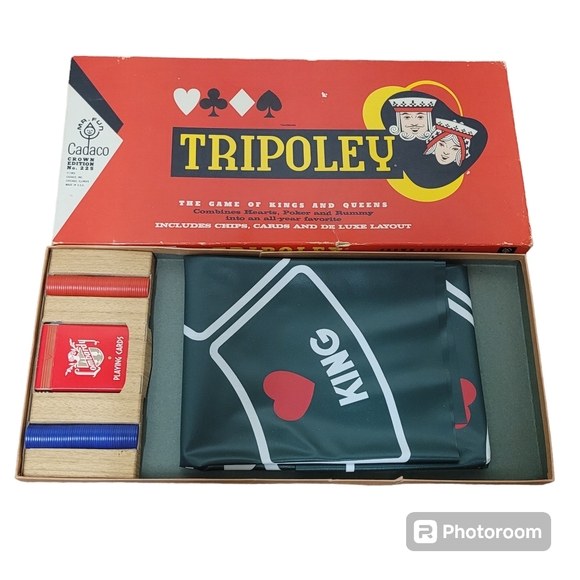 Cadaco | Games | Cadaco Tripoley 965 Crown Edition The Game Of Kings ...
